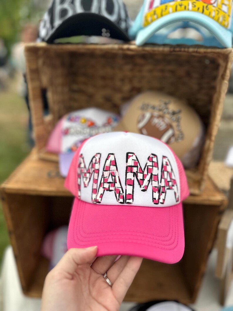 Hand Painted Trucker Hat - Etsy