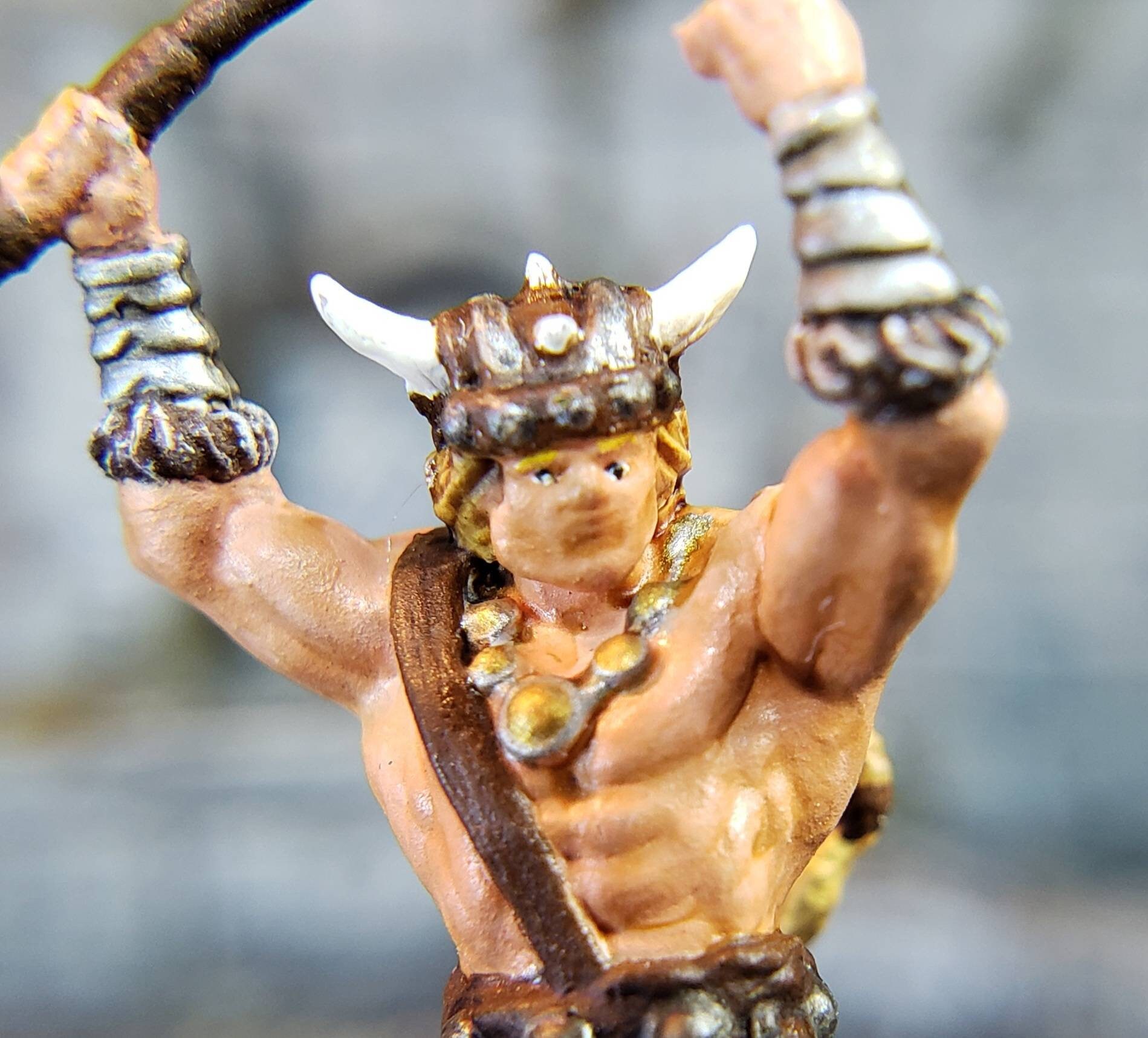 Human Barbarian Miniature Set for D&D - Etsy