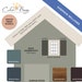 GRAYED GREEN Exterior Paint Color Scheme: Sherwin-williams (digital ...