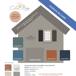 WARM MEDIUM GRAY | Exterior Paint Color Scheme | Sherwin-williams ...