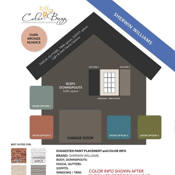 Craftsman Exterior Paint Color Palettes Exterior House Paint Colors ...