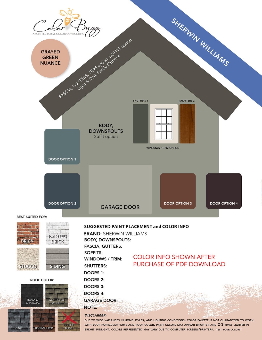 GRAYED GREEN 2 | Exterior Paint Color Scheme | Sherwin-williams Paints ...