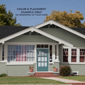 GRAYED GREEN Exterior Paint Color Scheme: Sherwin-williams (digital ...