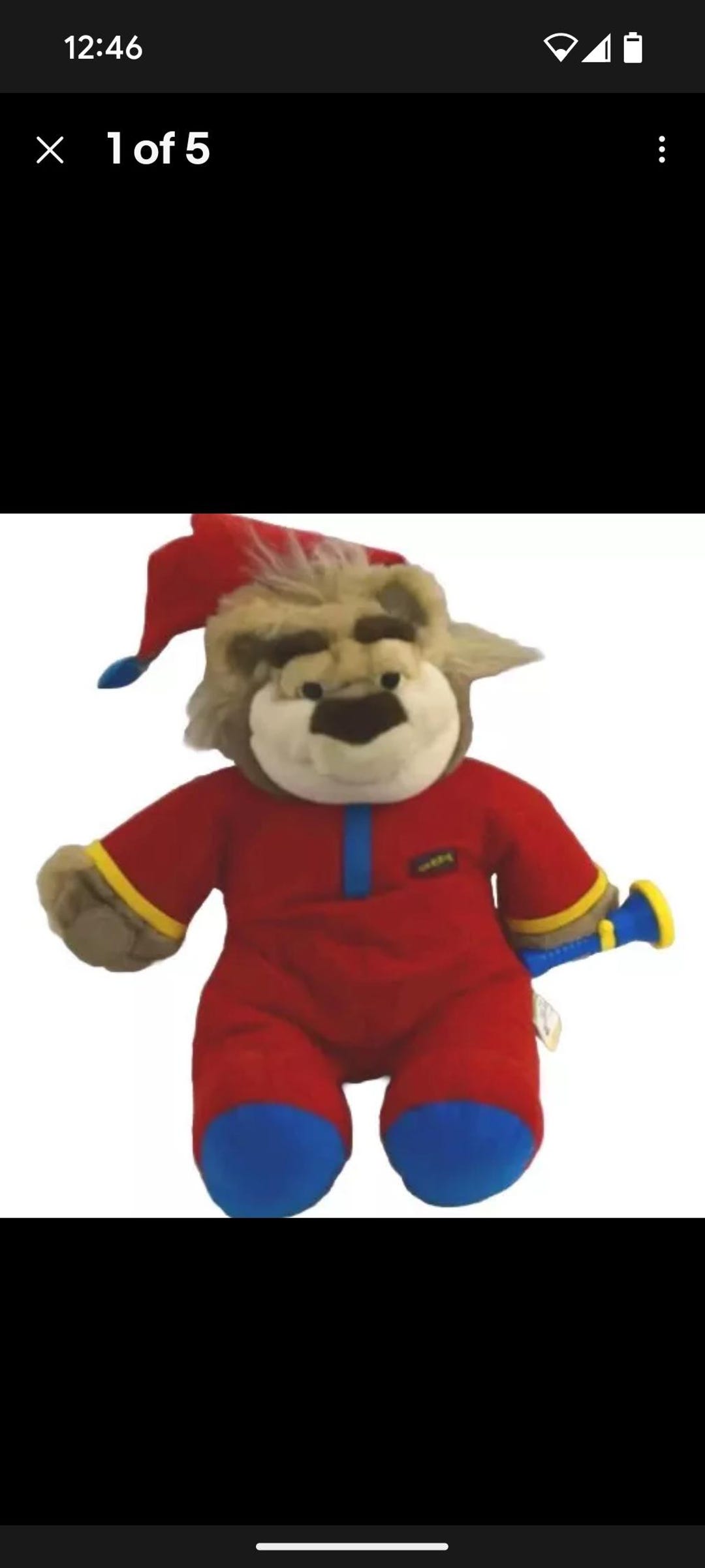 Bedtime Bubba Flashlight TALKING Bear Tyco 1997 Plush Toy Works Great ...