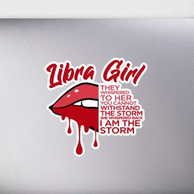 Libra Sticker - Etsy