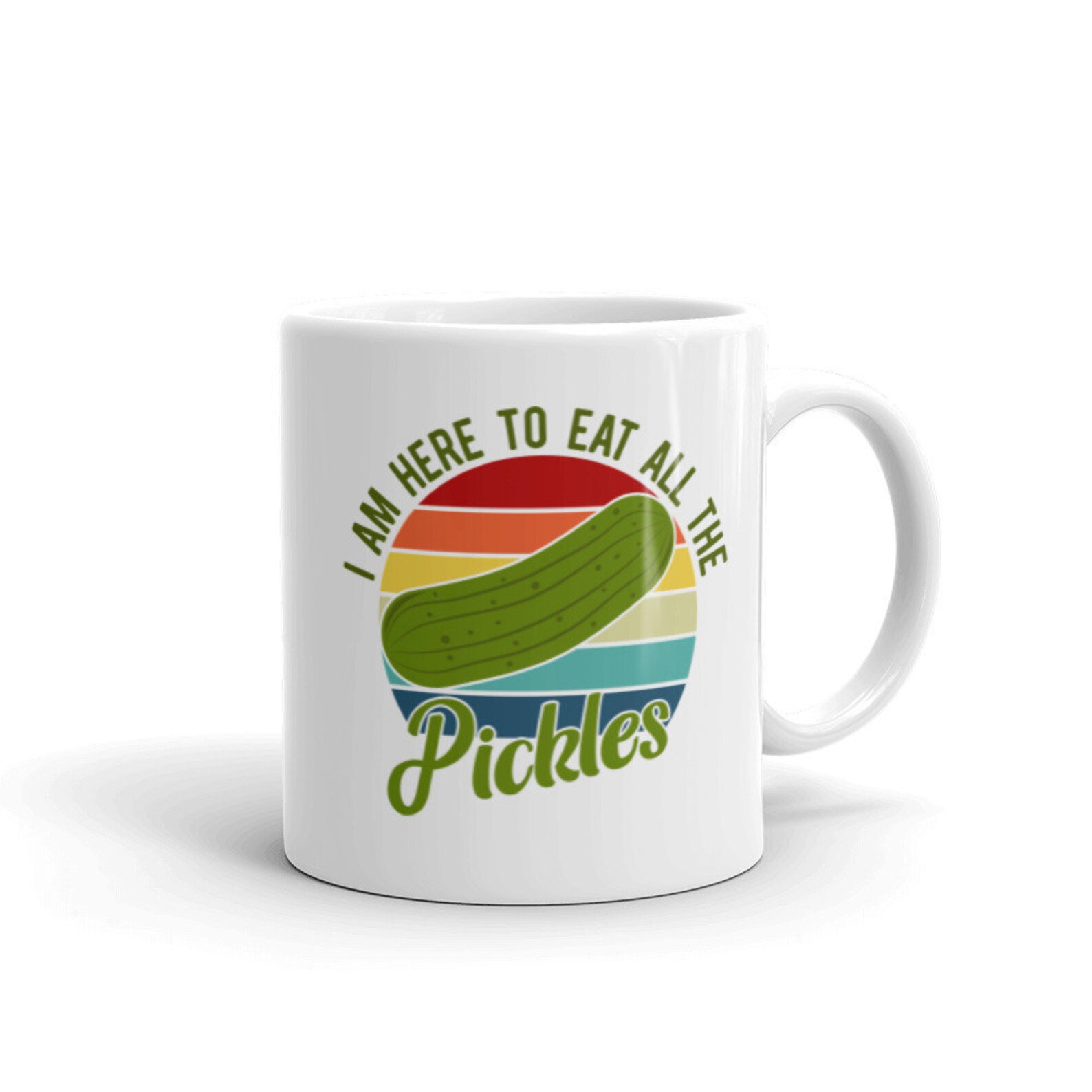 I Love Pickles Coffee Mug Pickle Lover Coffee Mug Funny | Etsy