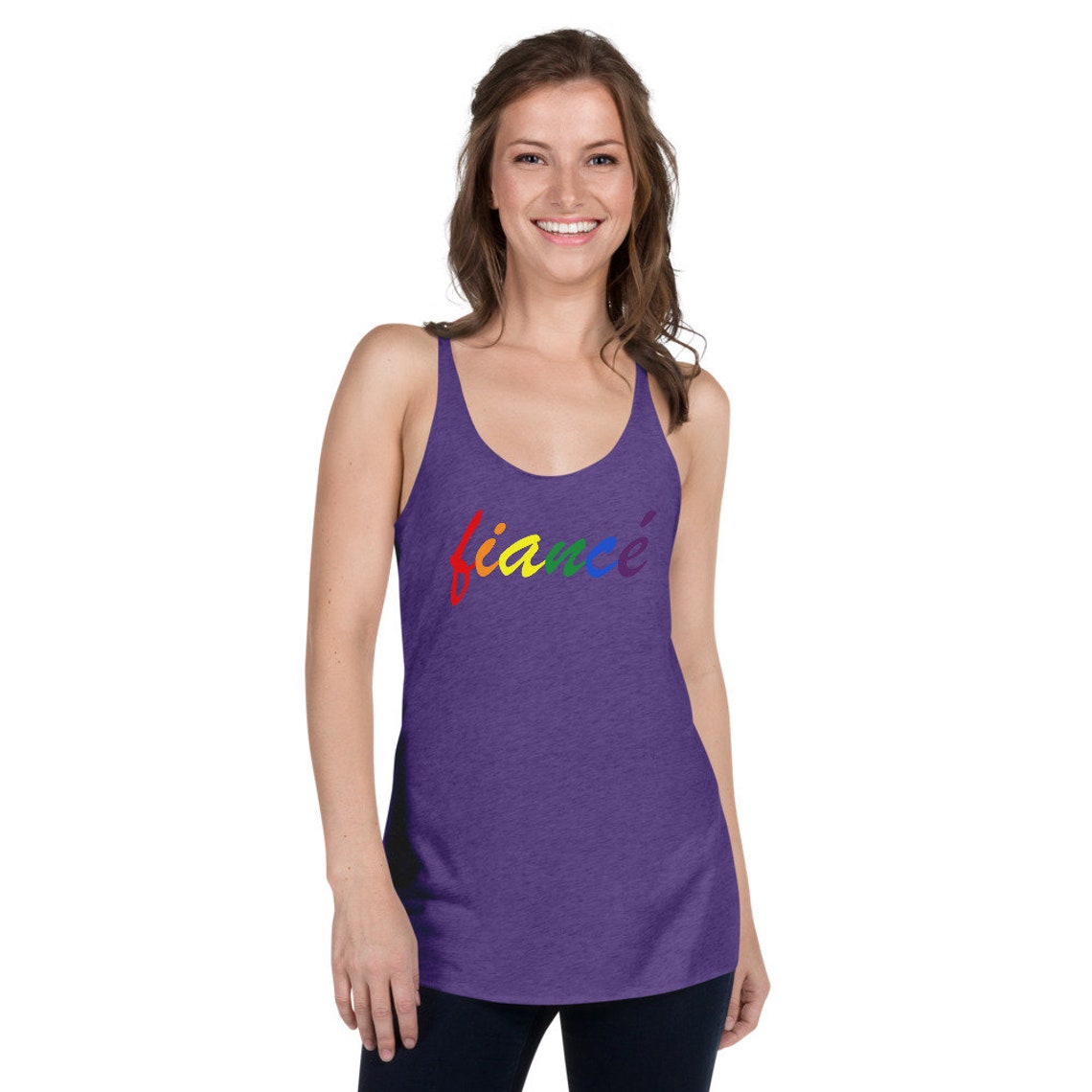 Lgbt Fiance Tank Top Lgbtq Tank Rainbow Flag Tank Gay Pride Etsy