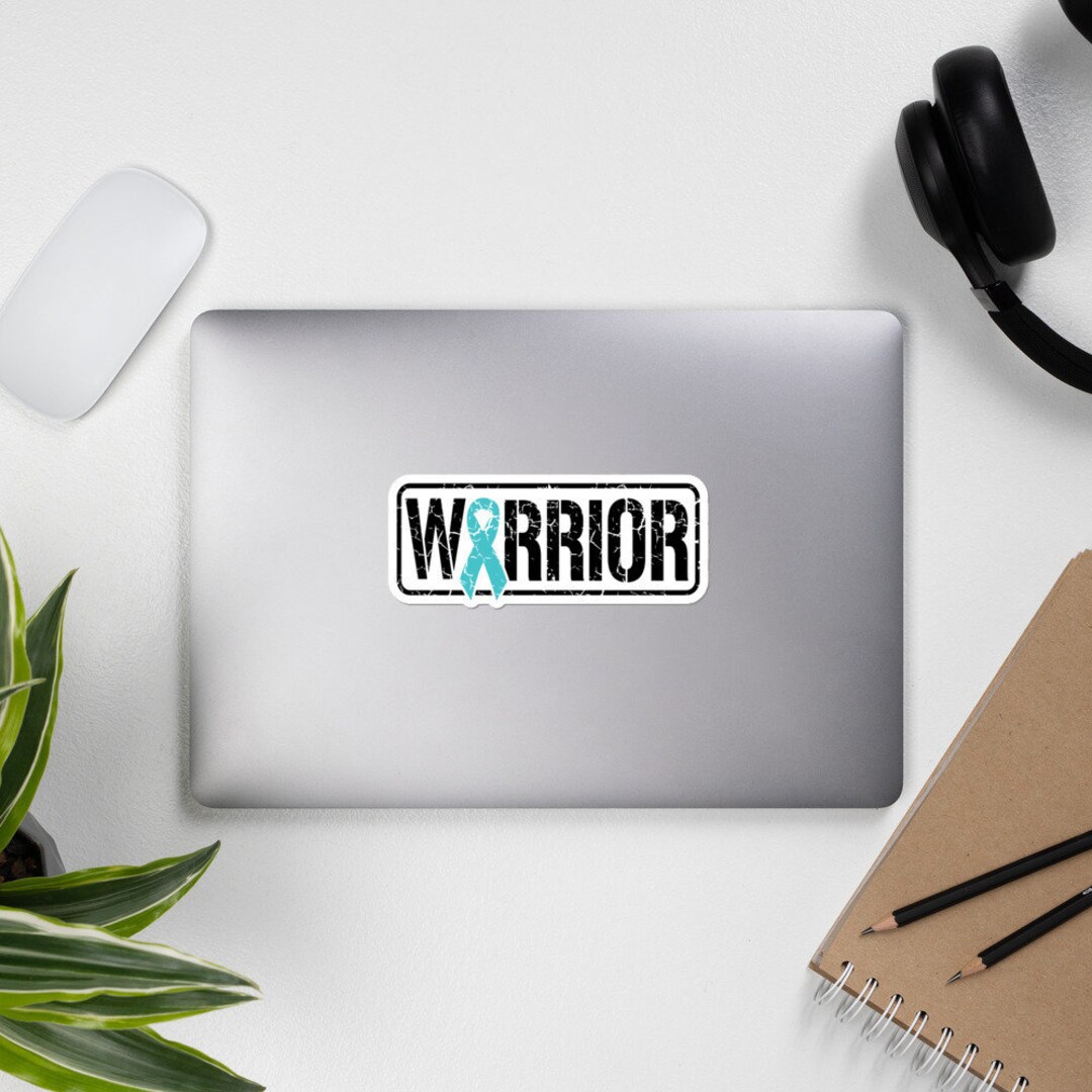 PTSD Warrior Sticker, PTSD Awareness Sticker, PTSD Teal Ribbon, Not All ...