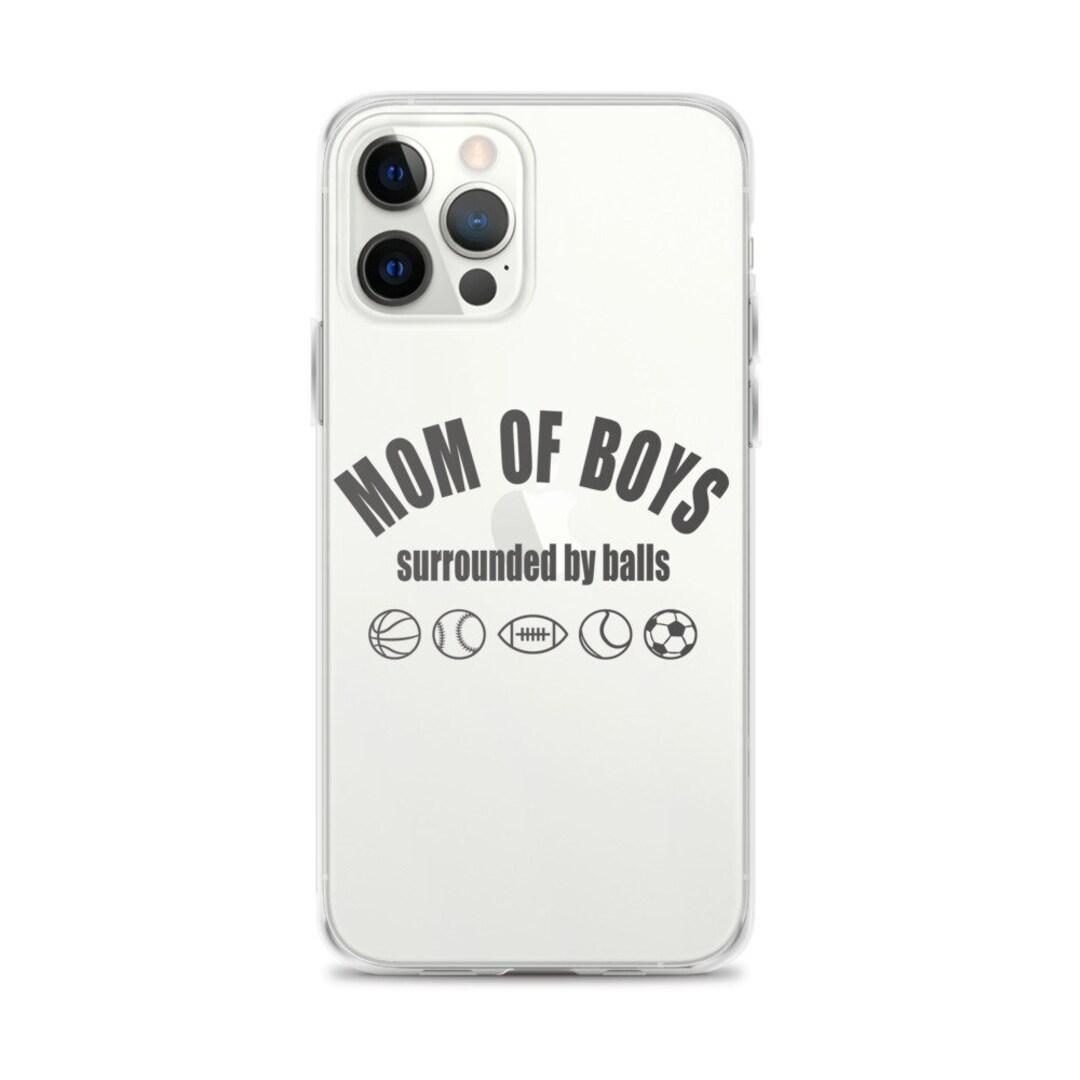 Mom of Boys iPhone Case Funny Mom iPhone Case Mother's - Etsy