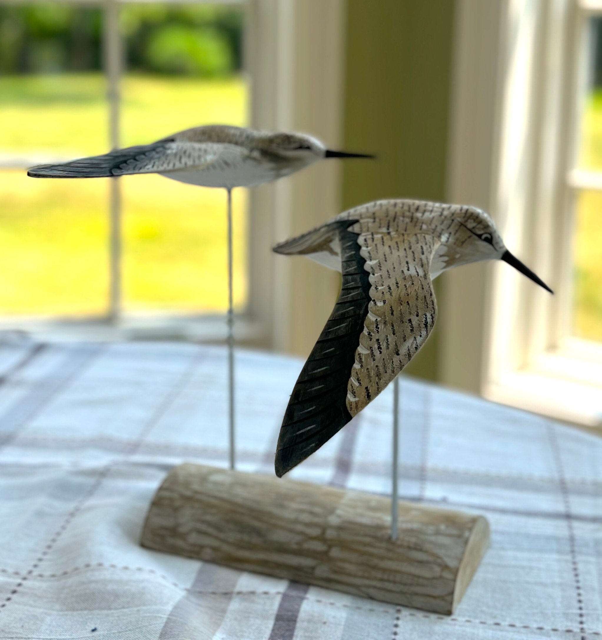 Wooden Flying Sandpipers Birds 12" High X 13.5" - Etsy