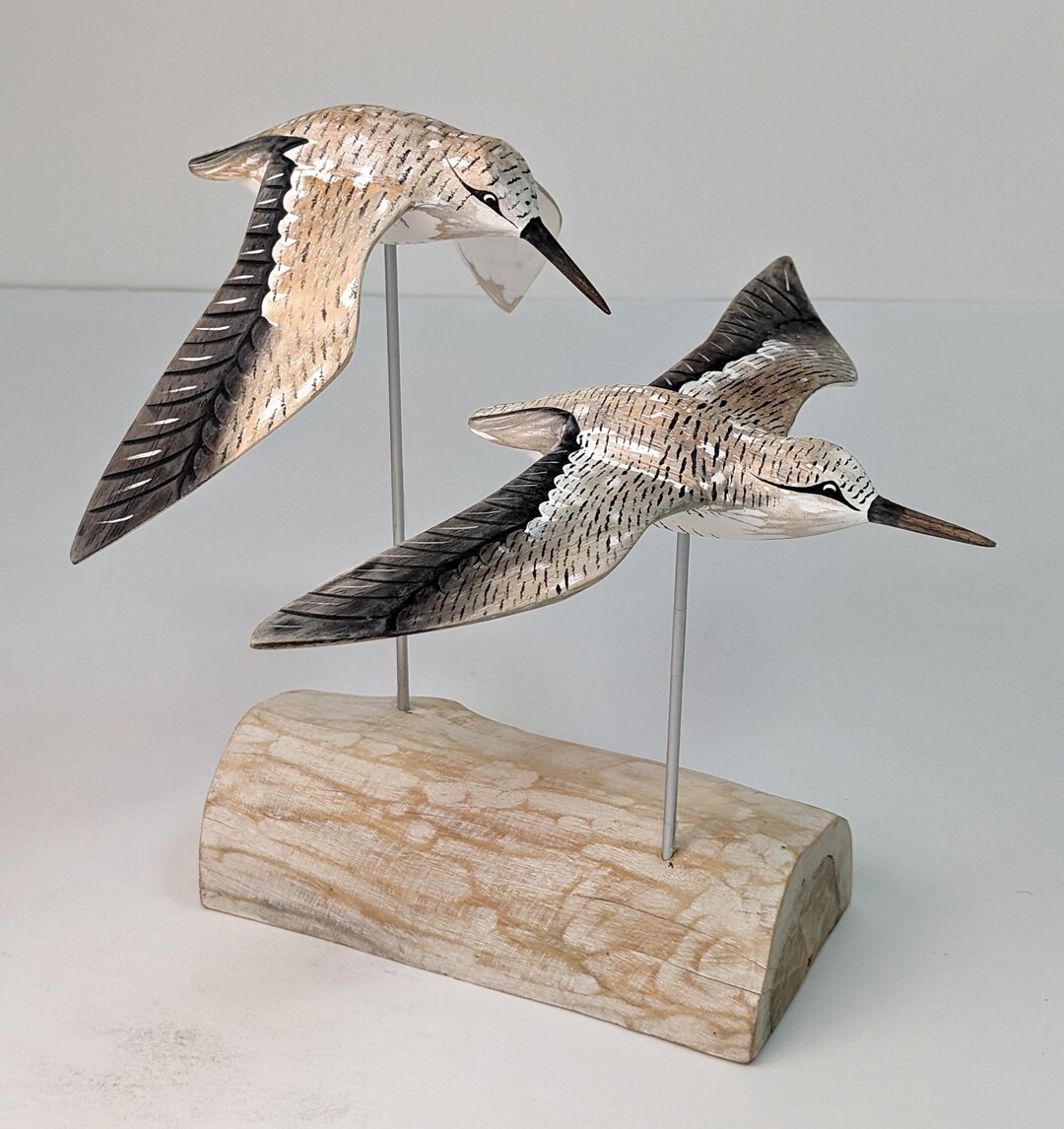 Wooden Flying Sandpipers Birds 12" High X 13.5" - Etsy