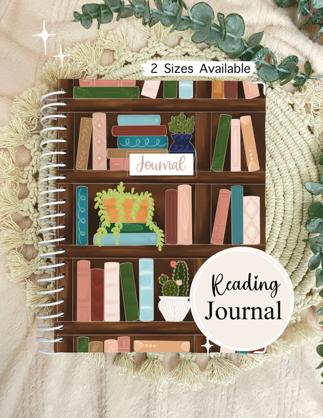 Reading Journal: Book Lover Gift, 12-month Tracker, Book Journalling ...