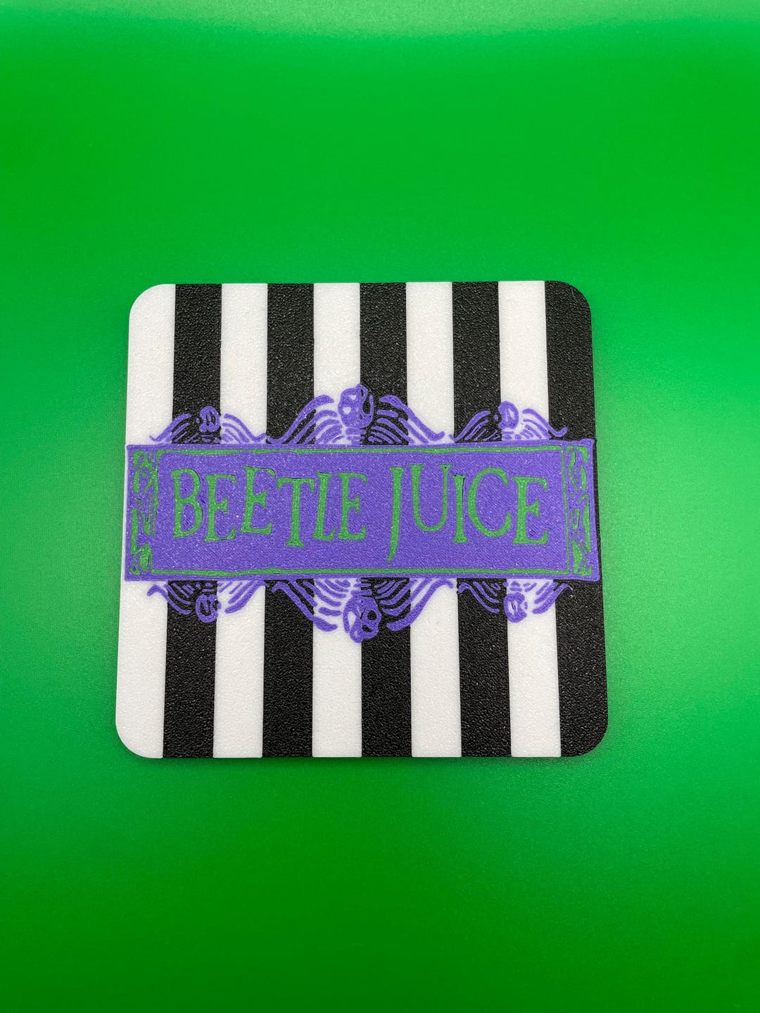 3D Printed Beetle Juice Coaster - Etsy