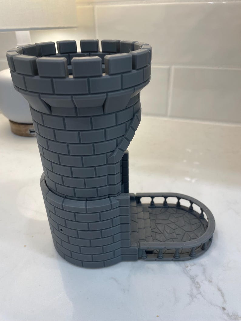 3D Printed Smashable Dice Tower, Gaming Gadget, Gaming, Dice Tower ...
