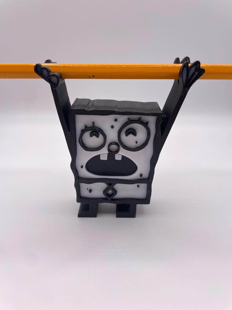 Doodlebob Pencil Holder, 3D Print, Spongebob, Doodlebob, Funny, Gift ...