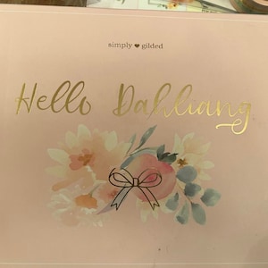 2020 Simply Gilded Hello Dahliang Sub Box - Etsy