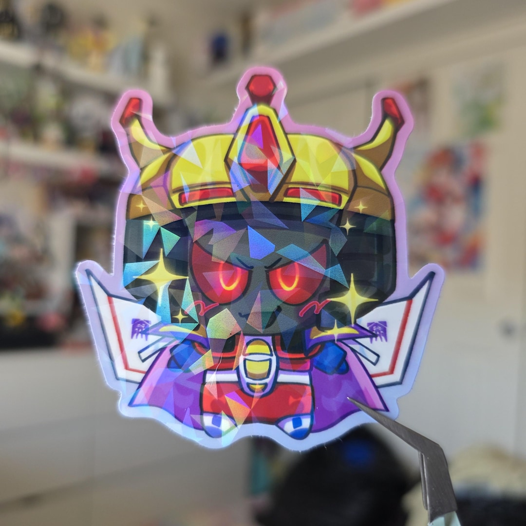Starscream 3" Holographic Sticker - Etsy