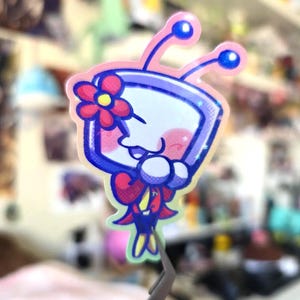 Deltarune Chapter 3 Tenna Flower Holographic 3" Sticker - Etsy