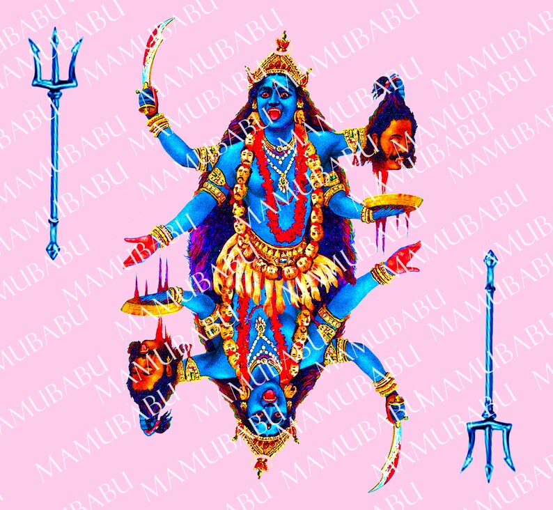 Kali Digital Download, Kali Digital Art, Kali Ma, Goddess, Hindu, Vedas ...