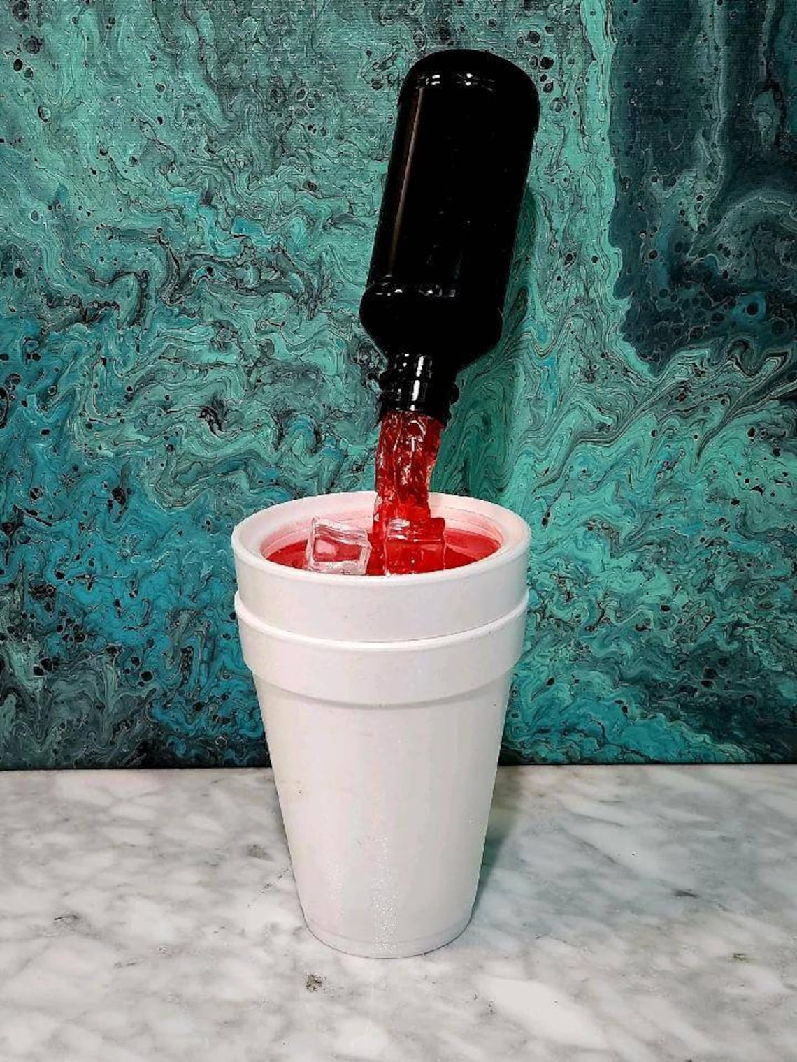 Light up Lean Pour Display - Etsy