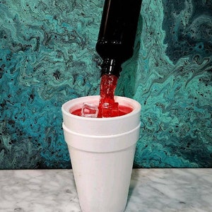 Light up Lean Pour Display - Etsy