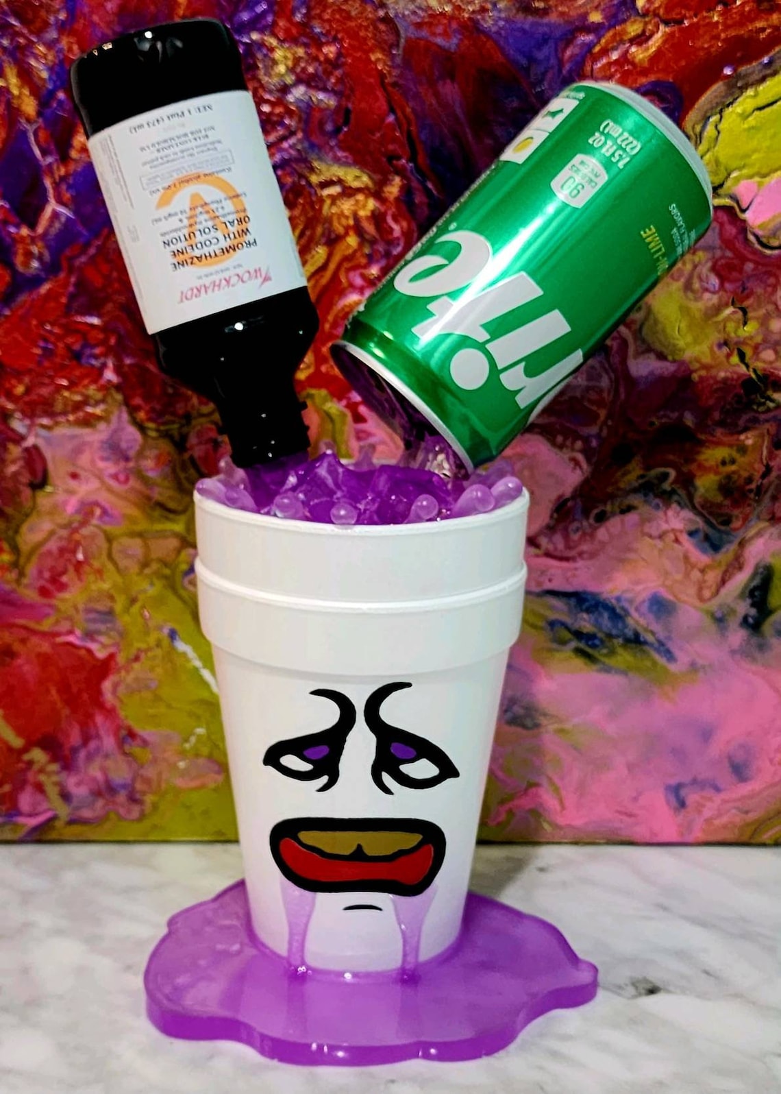 Handmade Epoxy Lean Display Art - Etsy
