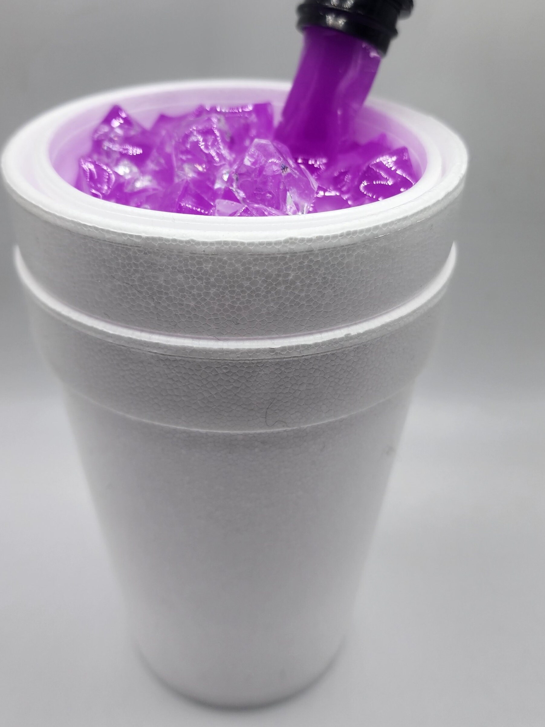 Pouring Lean Display W/ Crushed Ice - Etsy