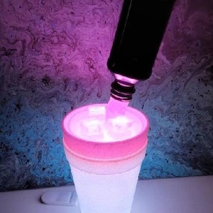 Light up Lean Pour Display - Etsy