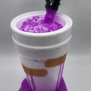 Pouring Lean Display W/ Crushed Ice - Etsy