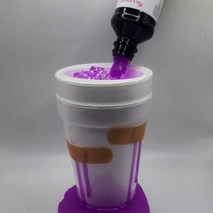 Pouring Lean Display W/ Crushed Ice - Etsy