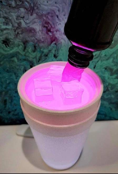 Light up Lean Pour Display - Etsy