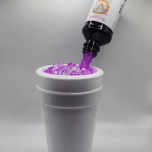 Pouring Lean Display W/ Crushed Ice - Etsy