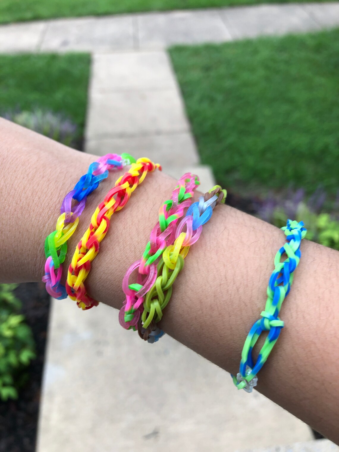 Rainbow Loom Bracelets. Single Chain 25 Piece Set - Etsy