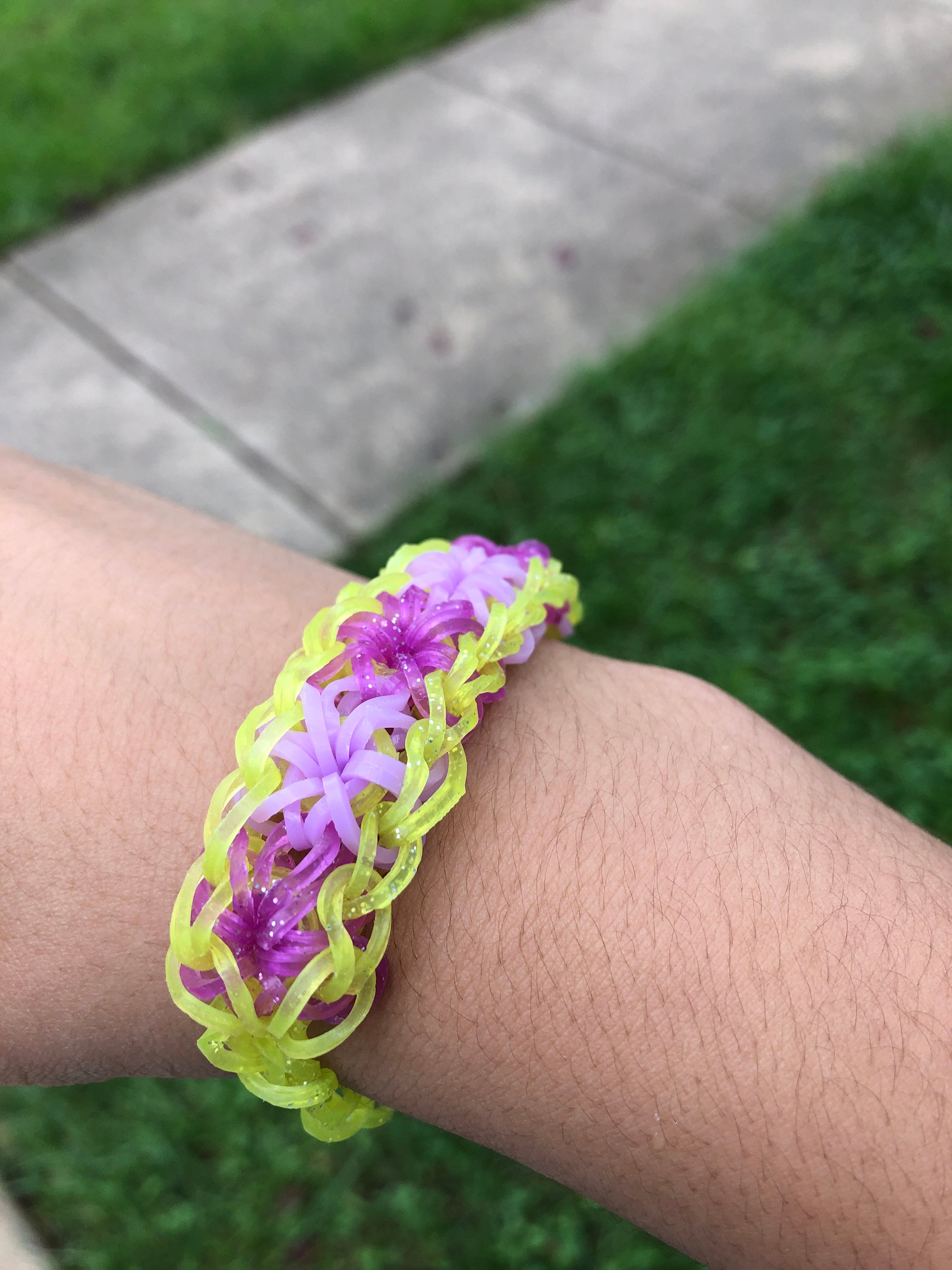 Rainbow Loom Starburst Bracelets - Etsy