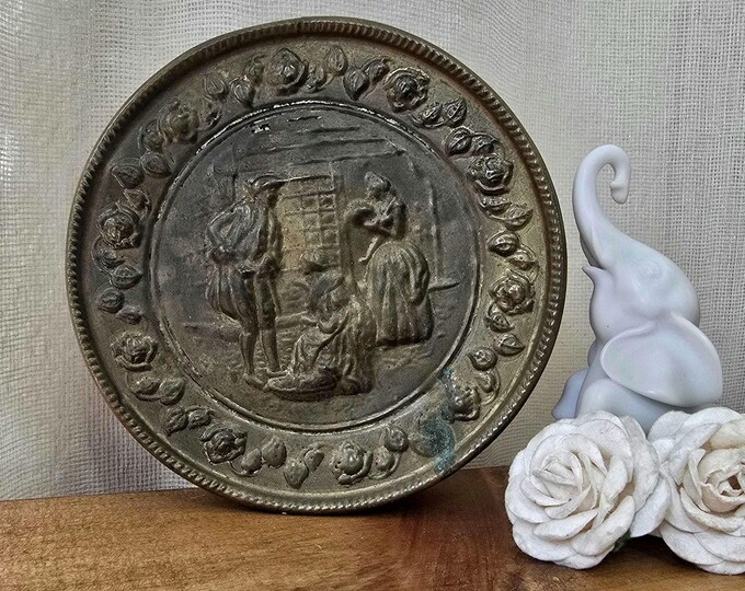 English Brass Wall Pocket, Brass Wall Planter, Bohemian Home Decor ...