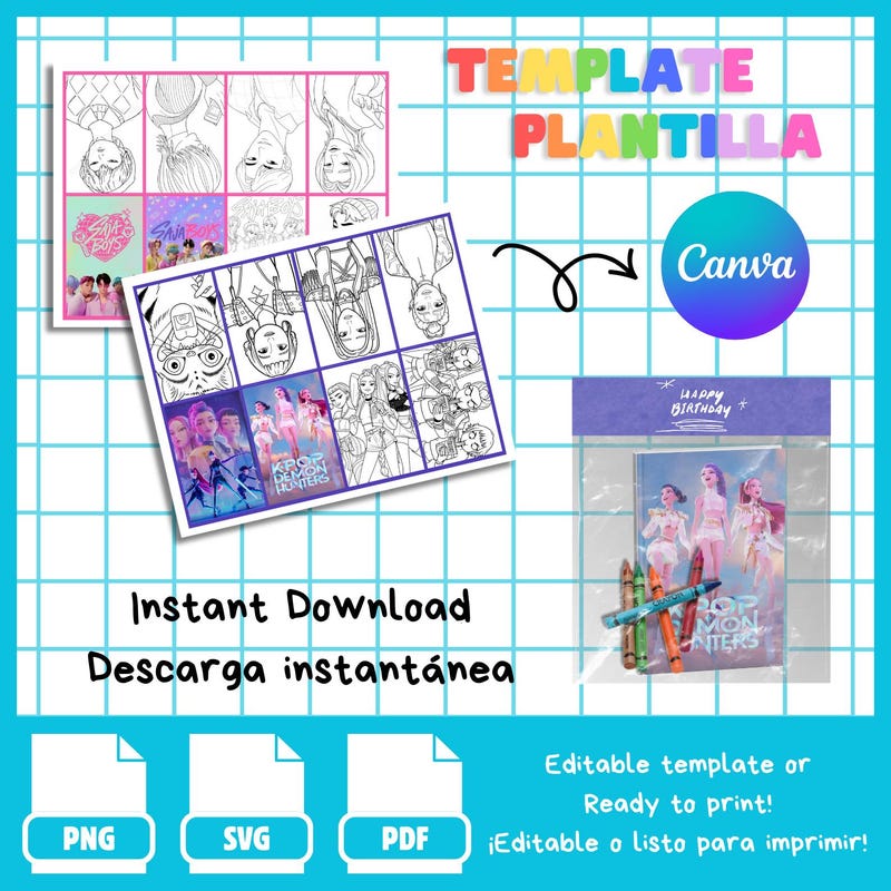 Coloring Book Kpop Mini - Etsy