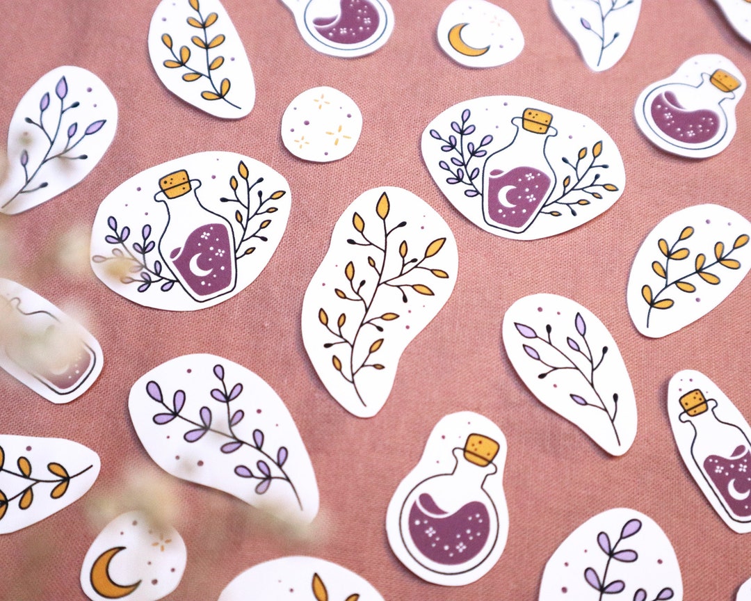 Sticker Set Magic Potions Bullet Journal Planner - Etsy