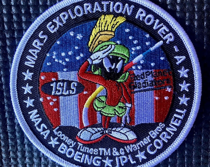 NASA JPL Marvin the Martian Patch Mars Exploration Rover Space Mission ...