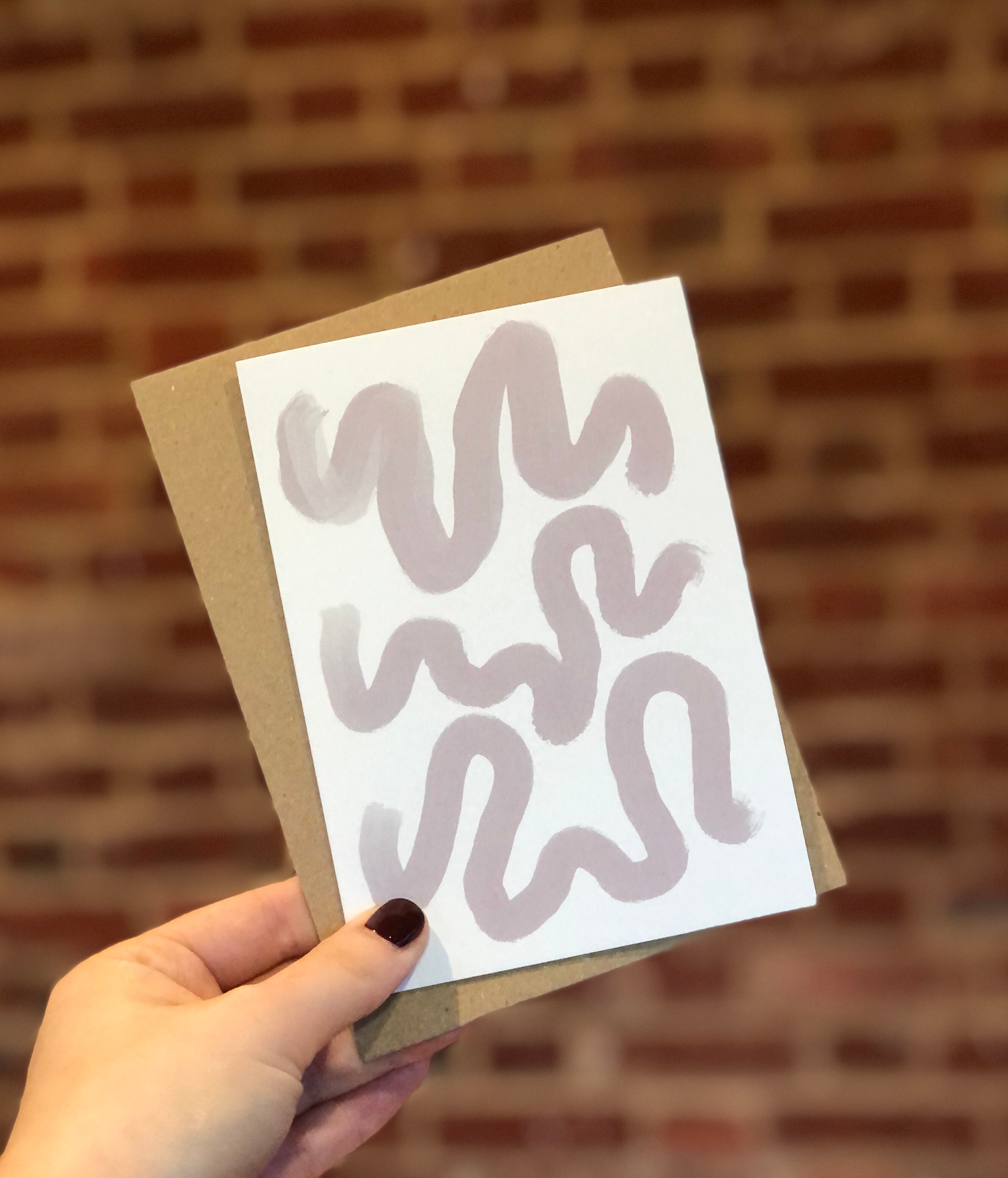 Minimalist Greeting Card Set 4 A6 Blank Cards - Etsy