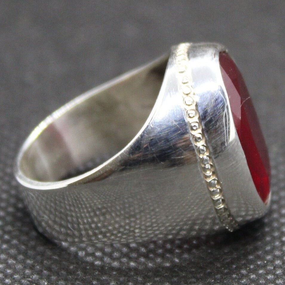 Rare Ruby Yaqoot Yaqut Yakoot Yakut Men and Women Ring in - Etsy