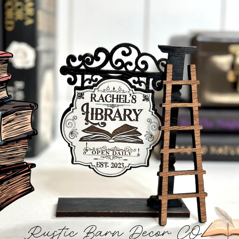 Mini Library - Etsy