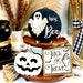 Halloween Tiered Tray Decor | Ghost Decor | Hey Boo Sign | Trick or ...