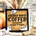Coffee Bar Sign , Rustic Small Coffee Signs, Round Coffee Signs ...