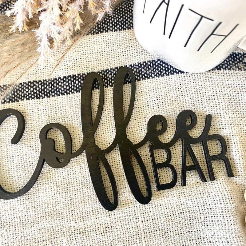 Wooden Coffee Sign - Etsy