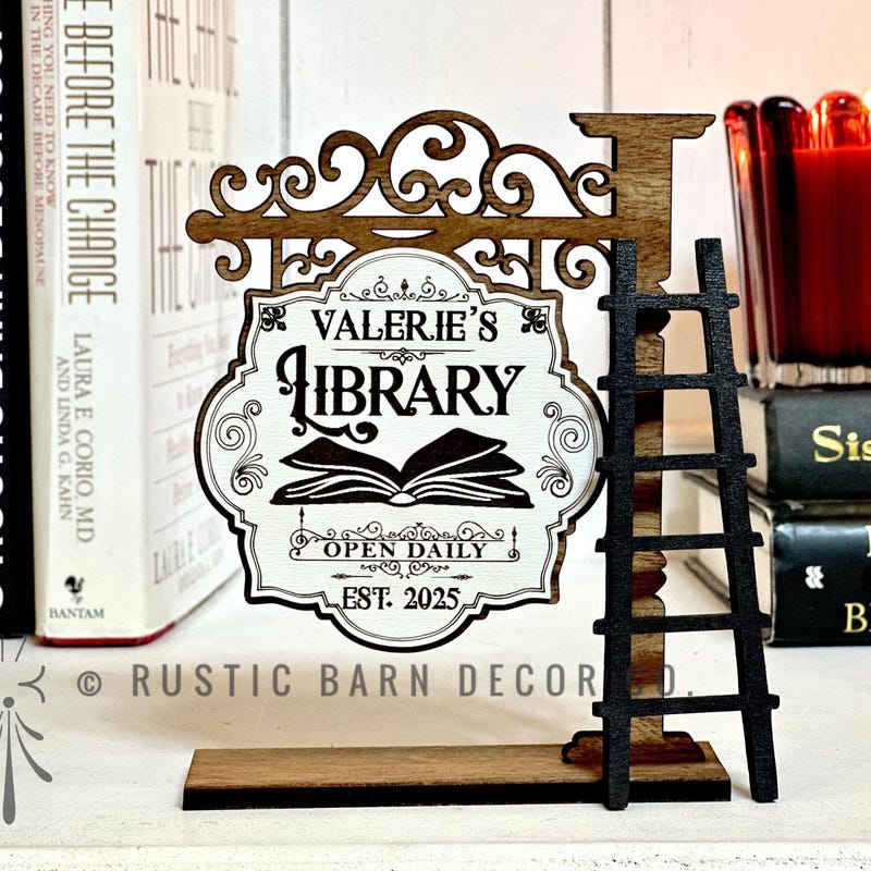 Miniature Library - Etsy