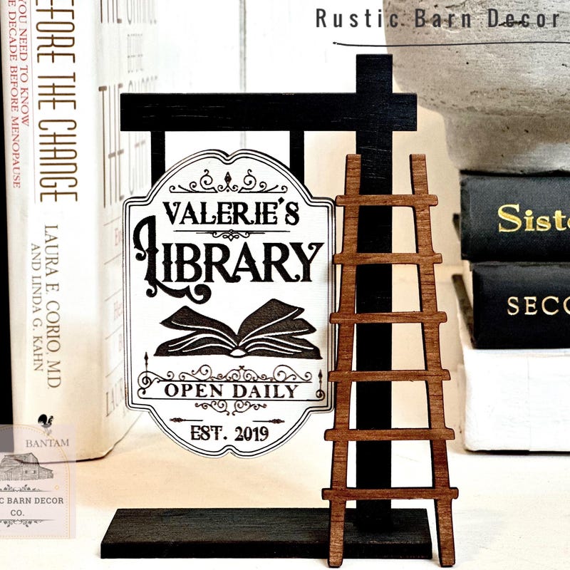 Miniature Library - Etsy