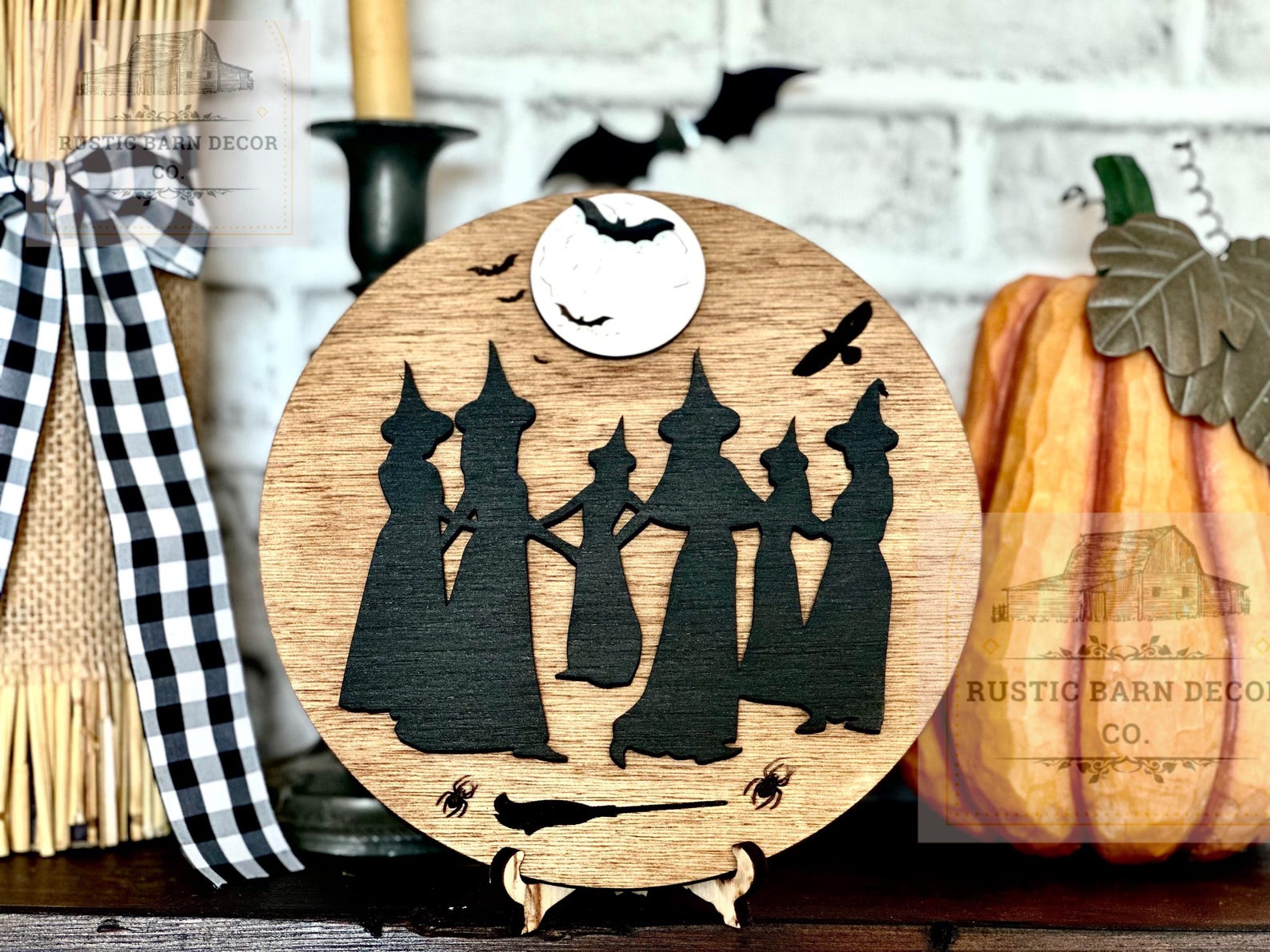 Circle of Witches Dancing | Halloween Home Decor | Witchcraft Art ...