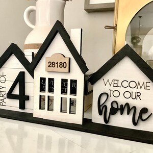 Personalized House Scene Decor | Farmhouse Decor | Personalized Scene ...