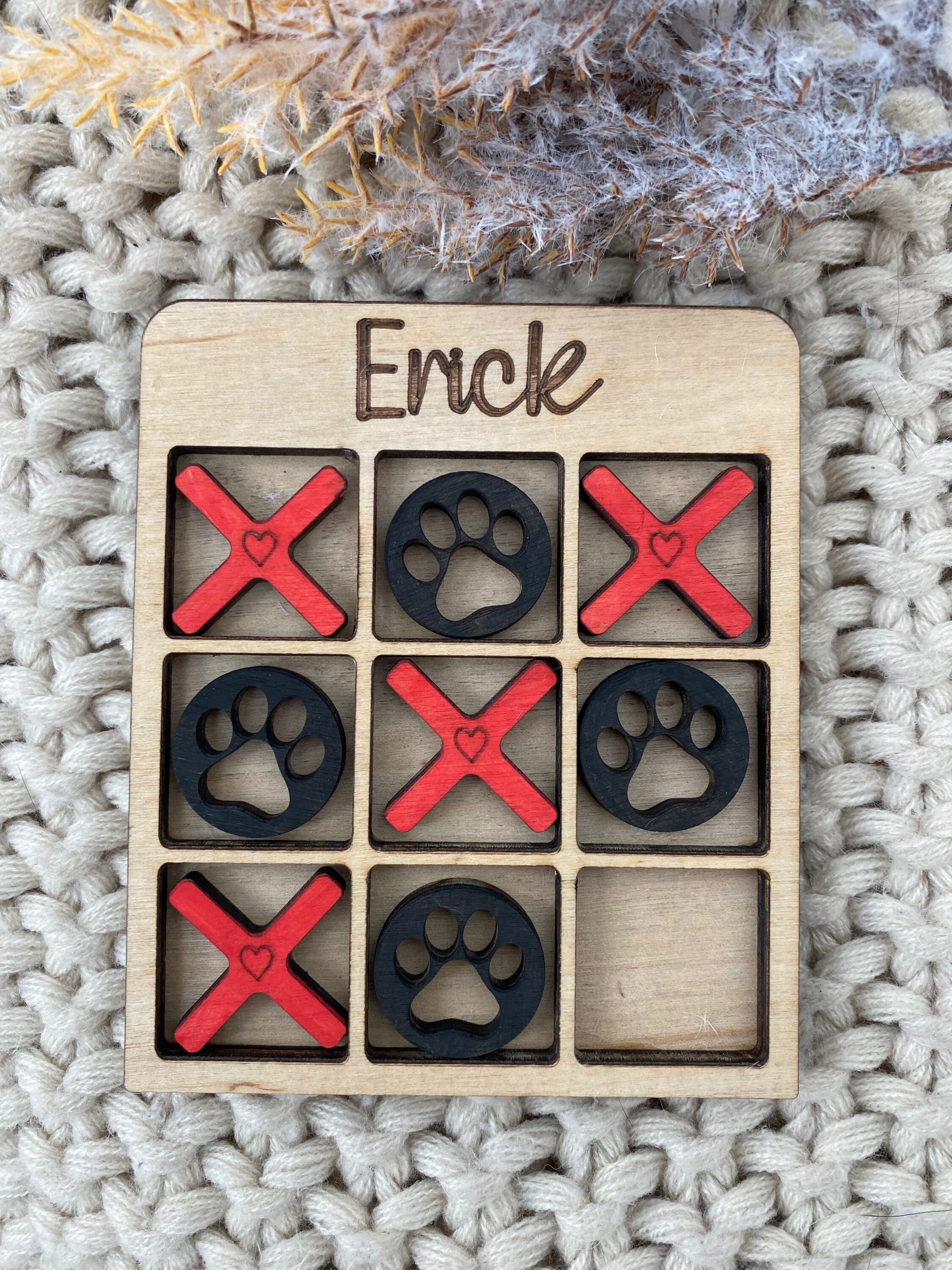 Valentines Day Tic Tac Toe / Kids Valentines Gift - Etsy