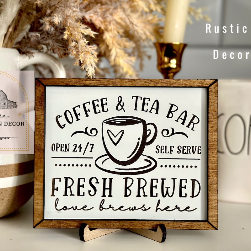 Coffee and Tea Signs - Etsy